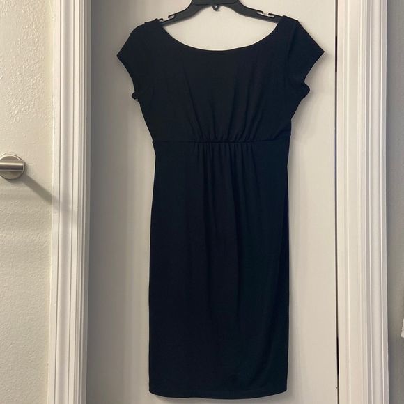 Susana Monaco | Dresses | Susanamonacoblack Nylon Lyrca Dress With Cap Sleeves And Scooped Back ...